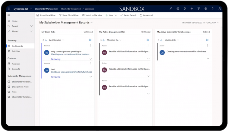 Stakeholder Management | Sirius App